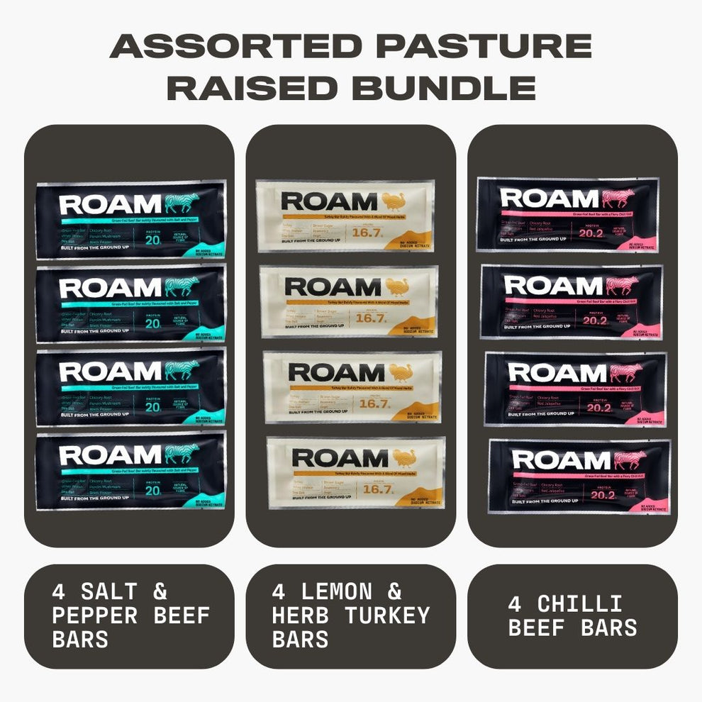 Healthy Protein Bars | Grass-fed Meat Bars | ROAM Foods – Roam Food