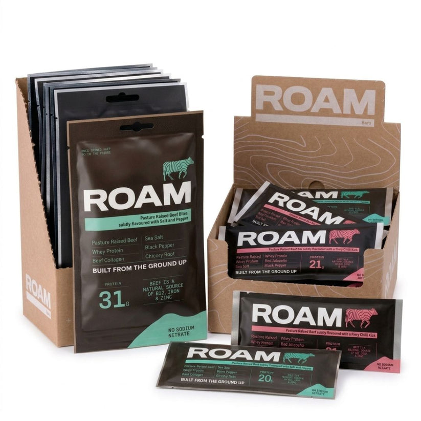Natural Protein Beef Bars & Bites | Value Bundle | ROAM Foods – Roam Food