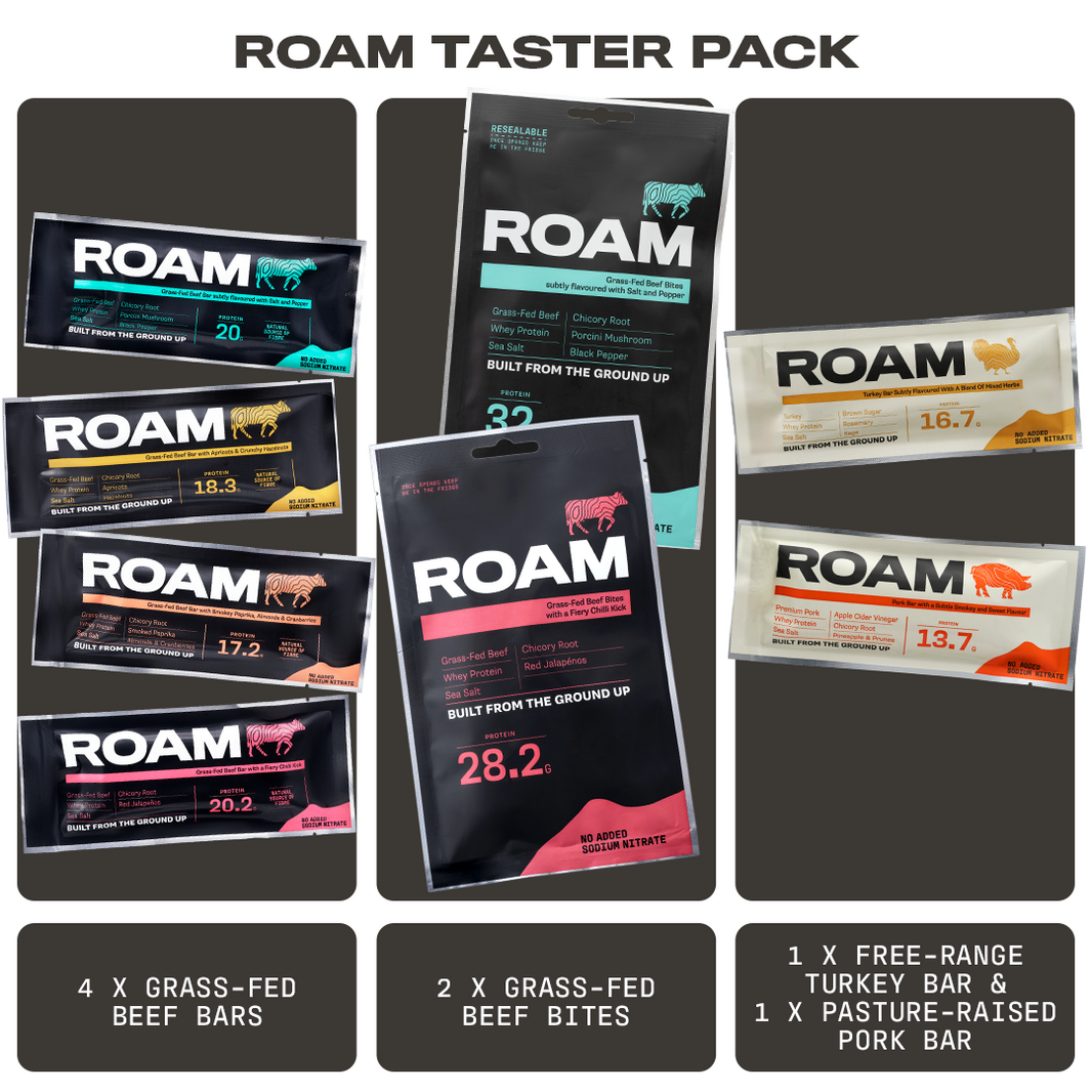 Roam Food | Premium Grass-Fed Meat Snacks